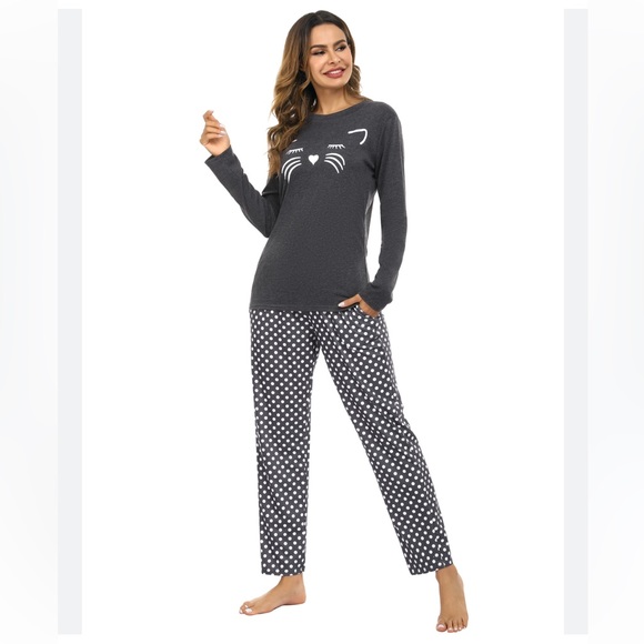 Aibrou | Intimates & Sleepwear | Aibrou Kitty Pajamas | Poshmark